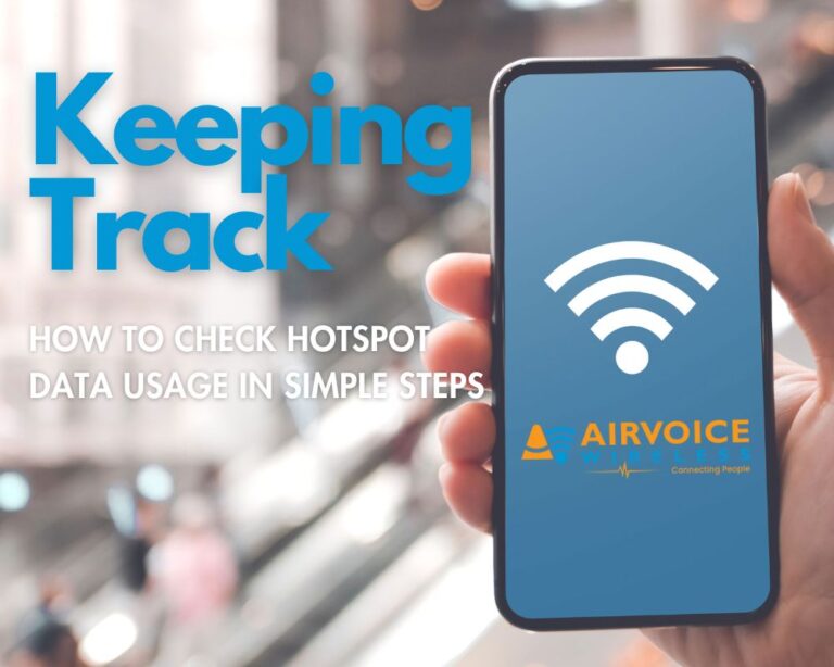 How to Check How Much Hotspot Data Usage You Have Left? - Airvoicewireless