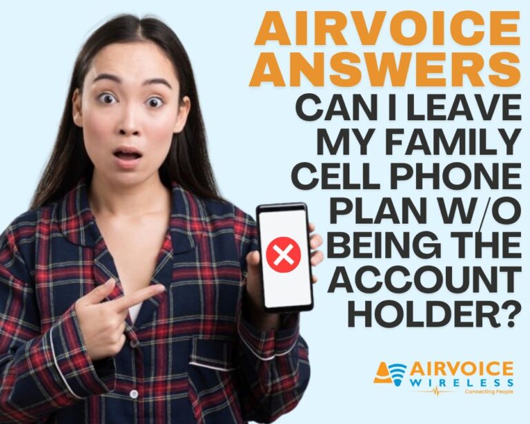 Can I Leave My Family Cell Phone Plan Without Being the Account Holder?