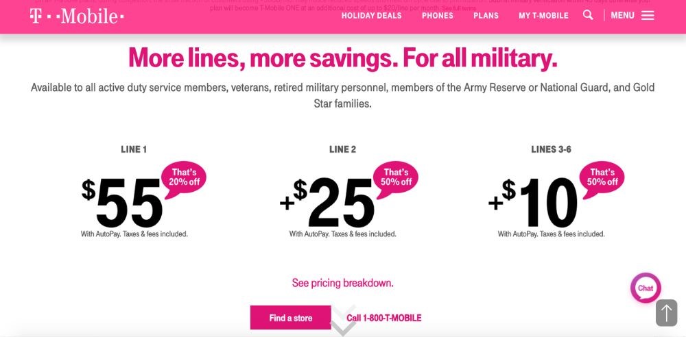 Active-Duty Discounts: Best Phone Plans for Military Members ...