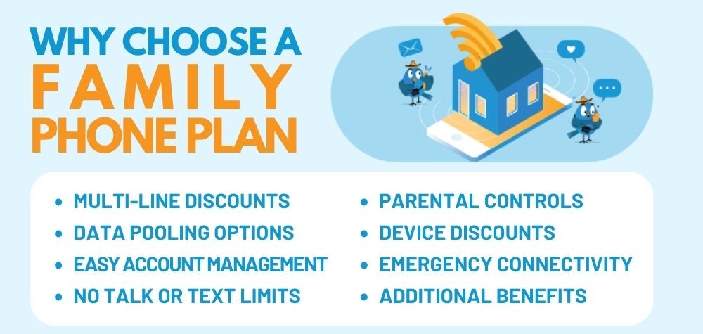 Family Cell Plan for 2 Phone Lines: Average Cost and Features
